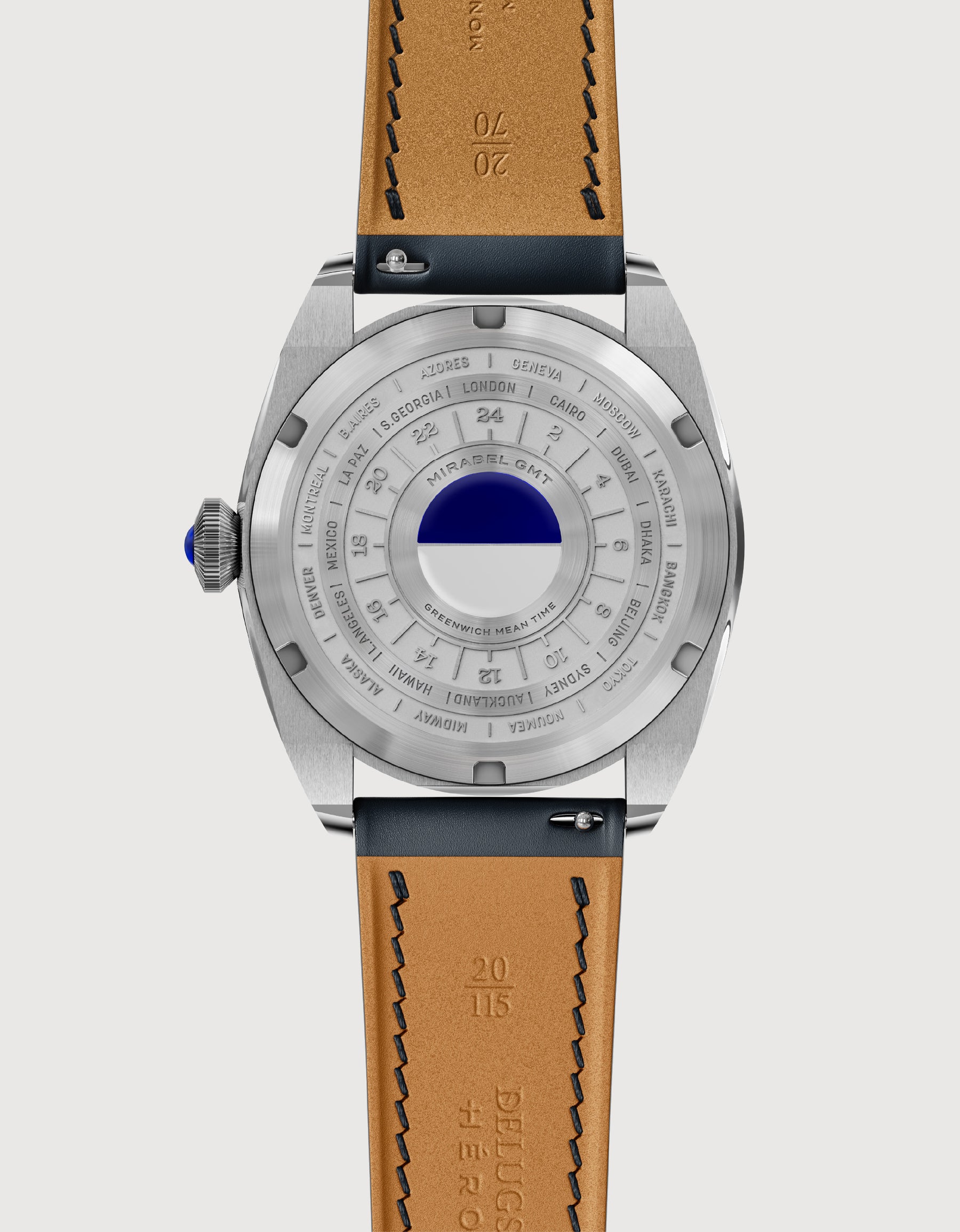 Héron Mirabel GMT | A Vintage-inspired “Dress” GMT Watch – Héron ...