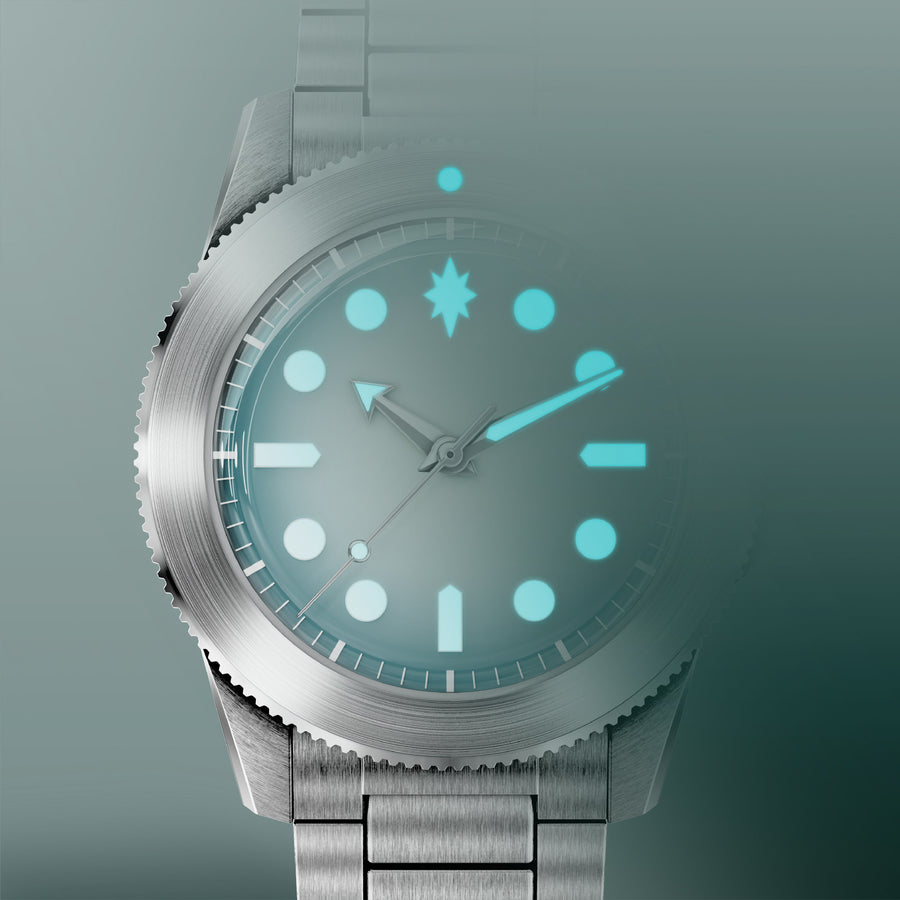 Marinor - Ghost | Scratch-Resistant Steel Dive Watch – Héron Watches Inc.