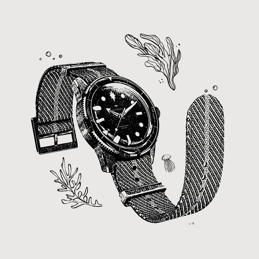Héron Mirabel GMT | A Vintage-inspired “Dress” GMT Watch – Héron ...