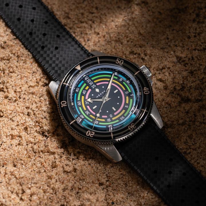Marinor - Rainbow | Decompression Scale Skin-Diver – Héron Watches Inc.